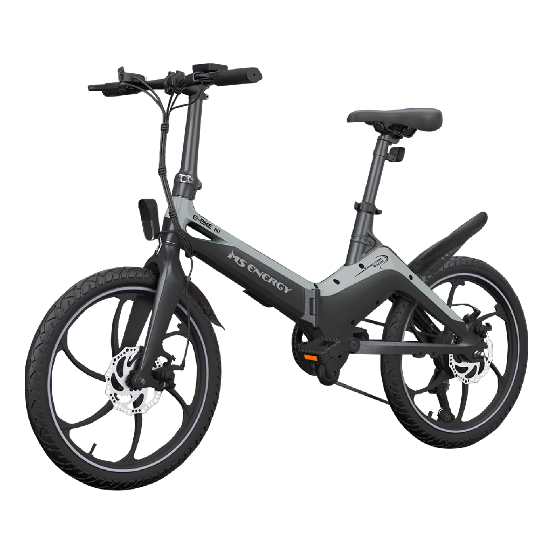 MS ENERGY E-bike i10 black grey - Techno Shop - Aparati za Savremeni Dom!